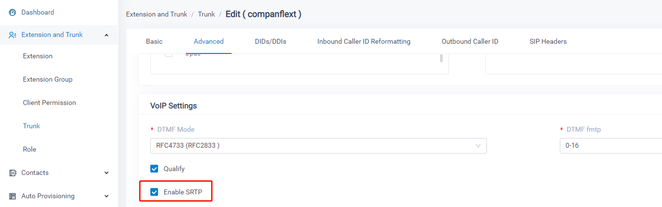 How to register Telekom CompanyFlex Sip Trunk through TLS in P Cloud PBX – Yeastar Support