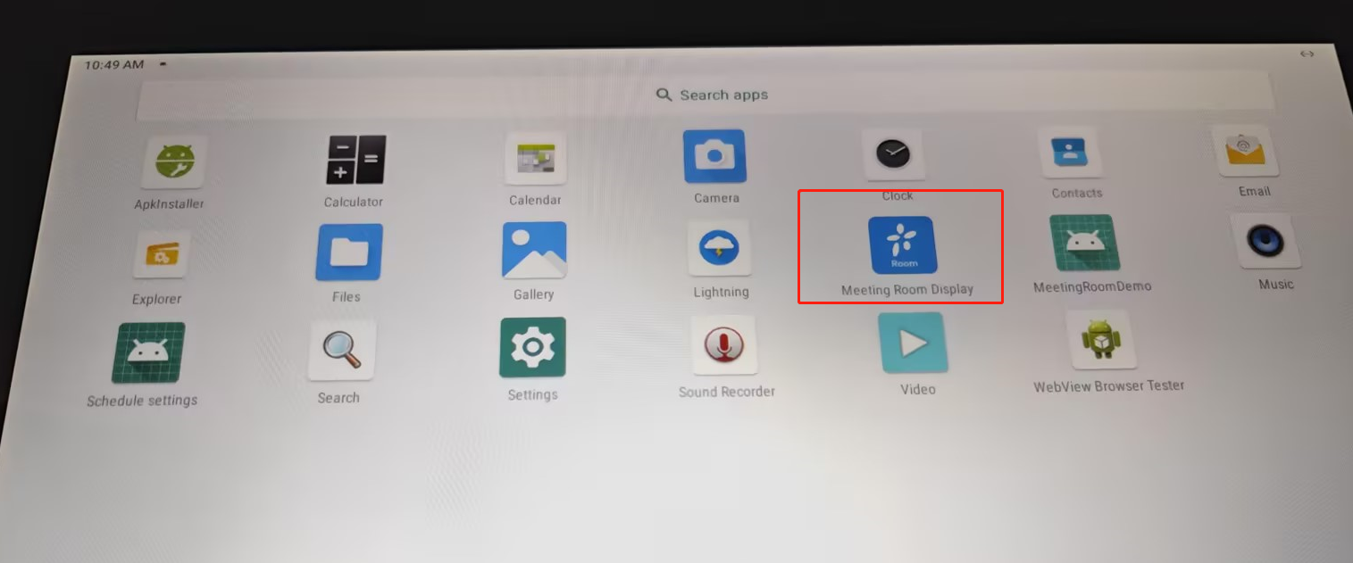 How to install Meeting room APK in ProDVX – Yeastar Support