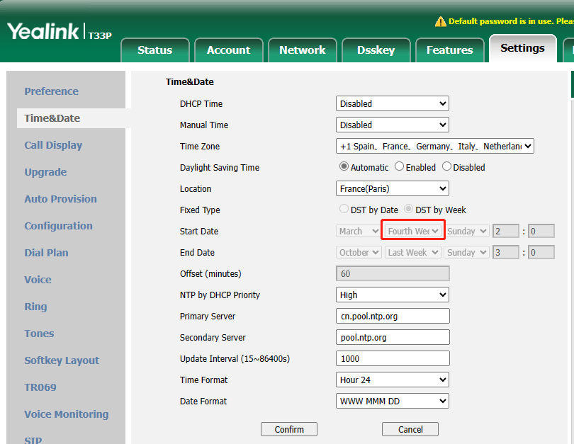 Yealink Phone Daylight Saving Issue – Yeastar Support Yealink Phone Daylight Saving Issue – Yeastar Support