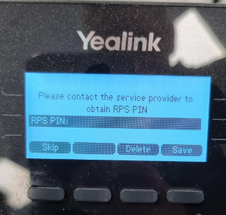 Yealink RPS PIN / SN Input Requirement for Legacy Devices – Yeastar Support